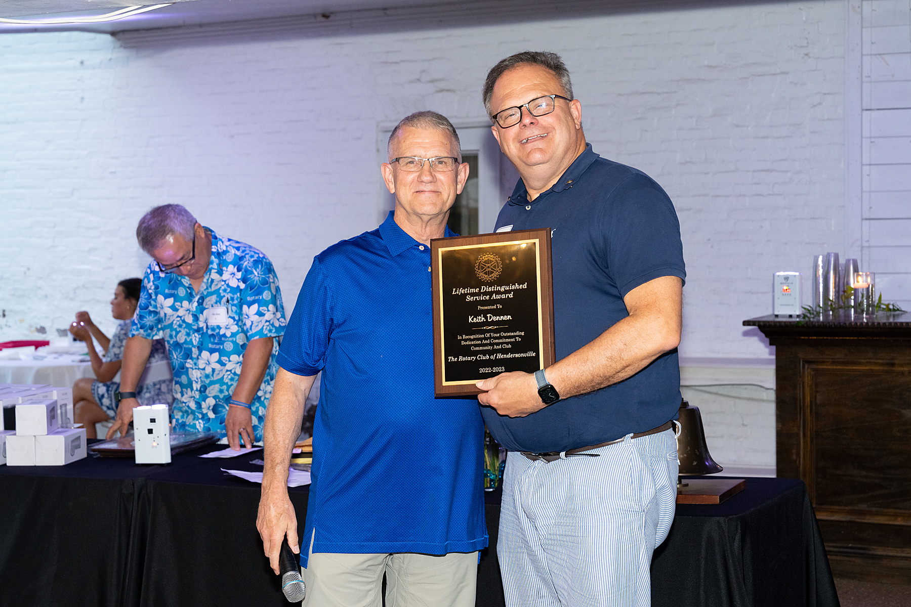 2022 2023 Lifetime Distinguished Service Award Hendersonville Rotary